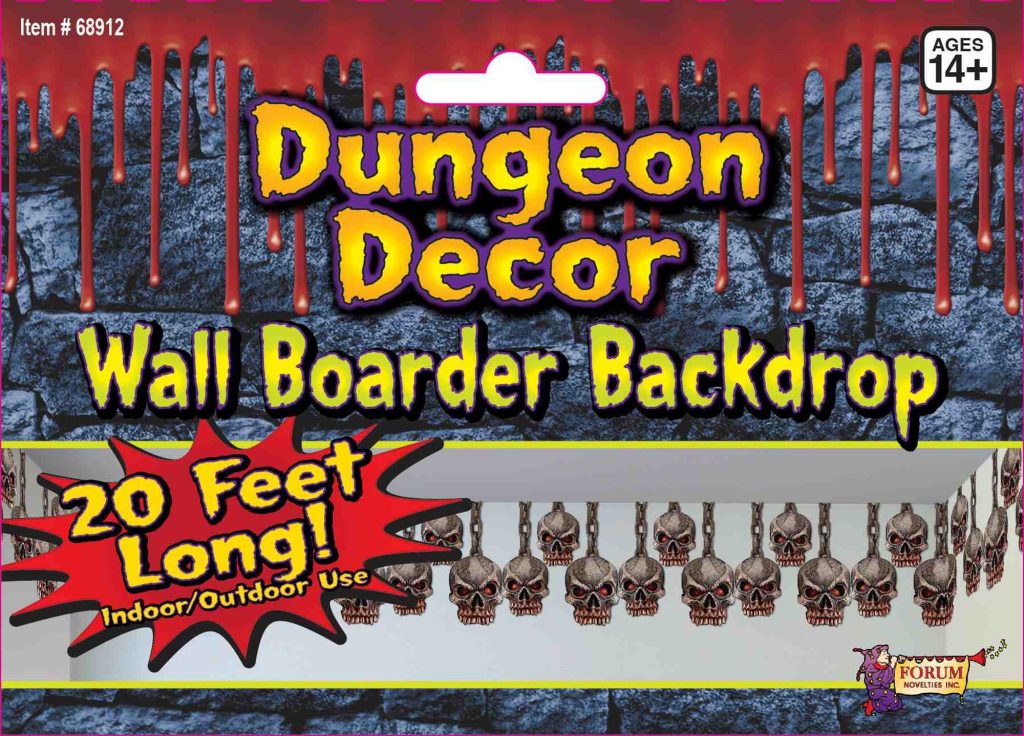 Dungeon Wall Border Scene Setter - The Mad Hatter