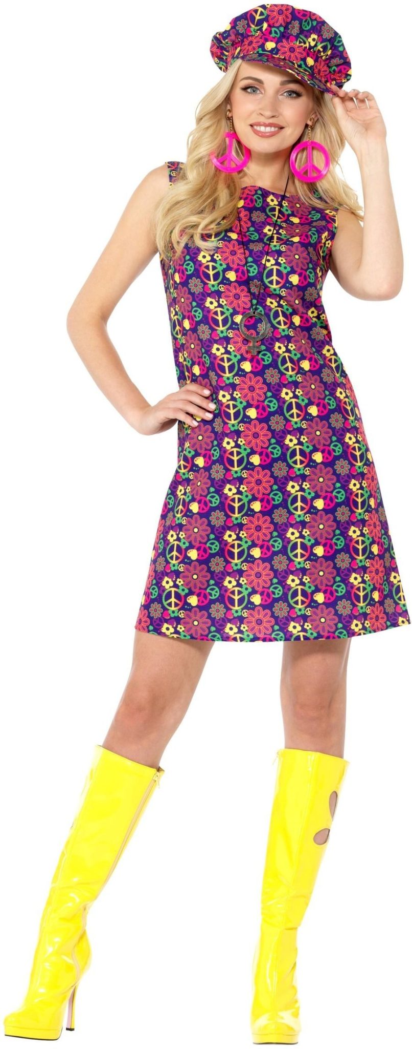 1960s Psychedelic Hippie Costume - The Mad Hatter