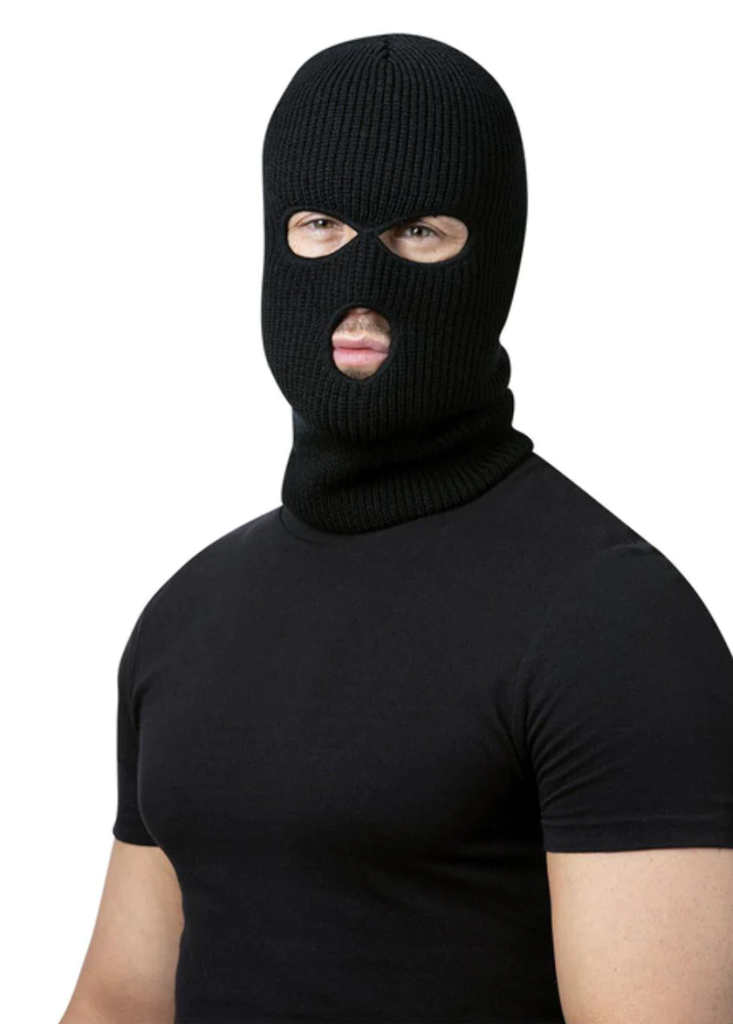 Balaclava Ski Mask Black - The Mad Hatter