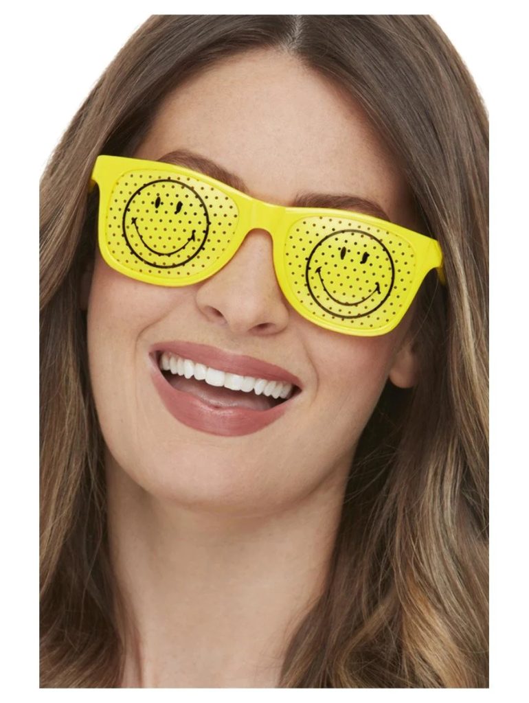 Smiley Face Rave Glasses - The Mad Hatter