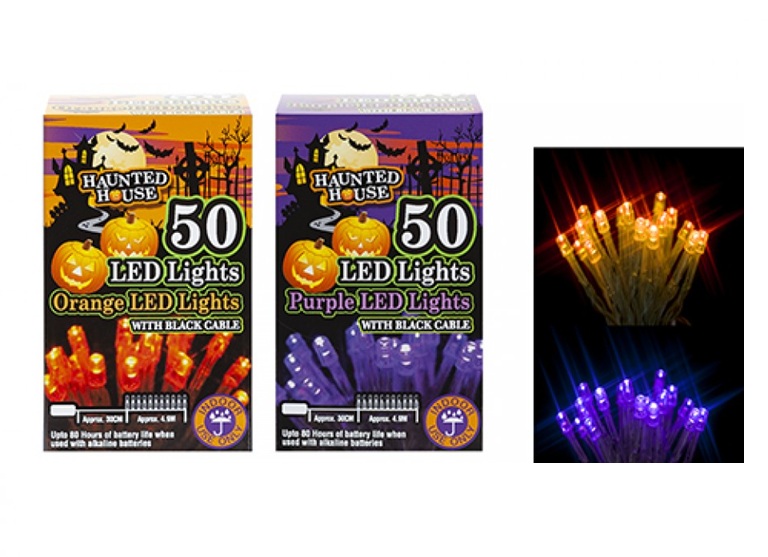 Halloween 50 LED String Lights - The Mad Hatter