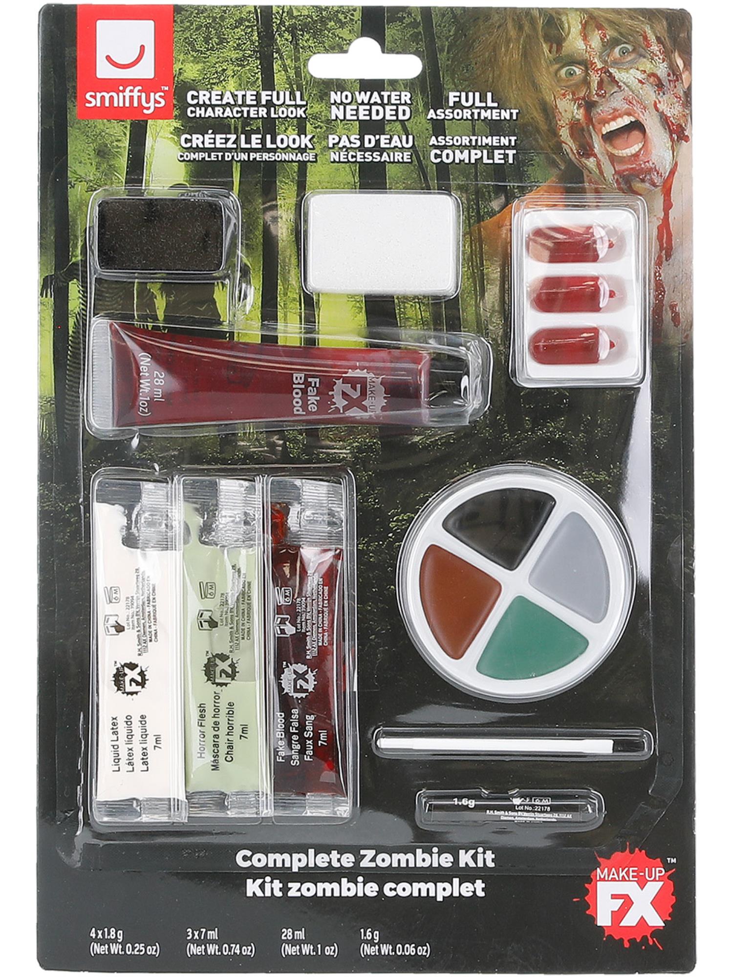 Complete Zombie FX Make-Up Kit - The Mad Hatter