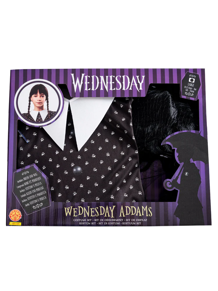 Wednesday Addams Costume Boxset - The Mad Hatter